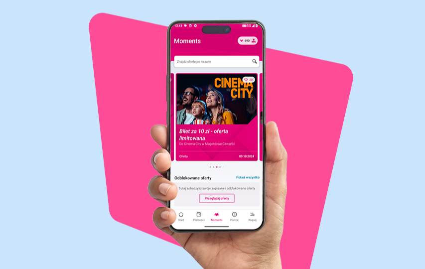Aplikacja T-Mobile na kartę i abonament - Mój T-Mobile