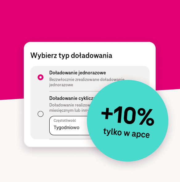 Aplikacja T-Mobile na kartę i abonament - Mój T-Mobile